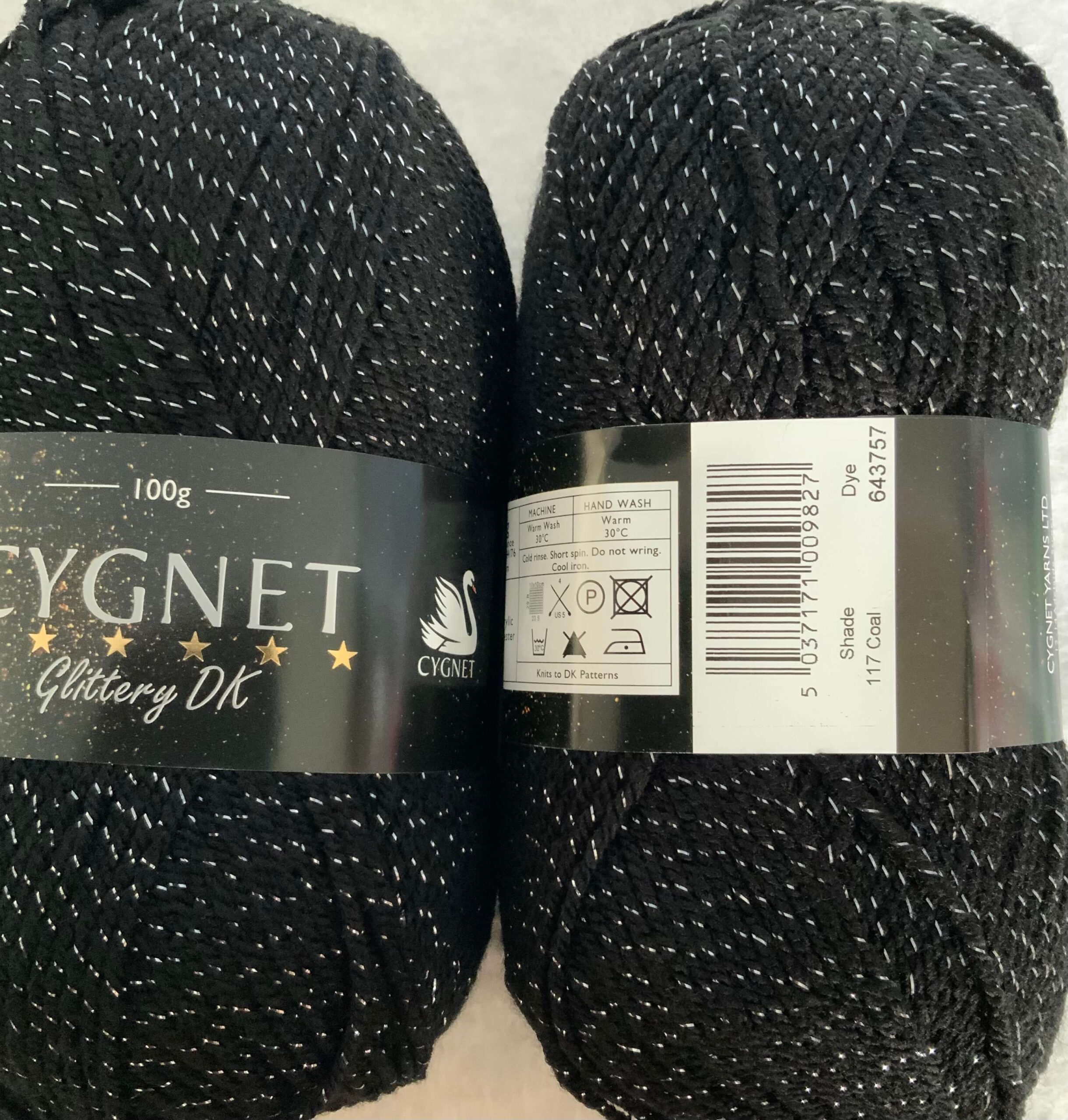 Cygnet Glittery Dk Shade Coal - Mandys Knit Pix