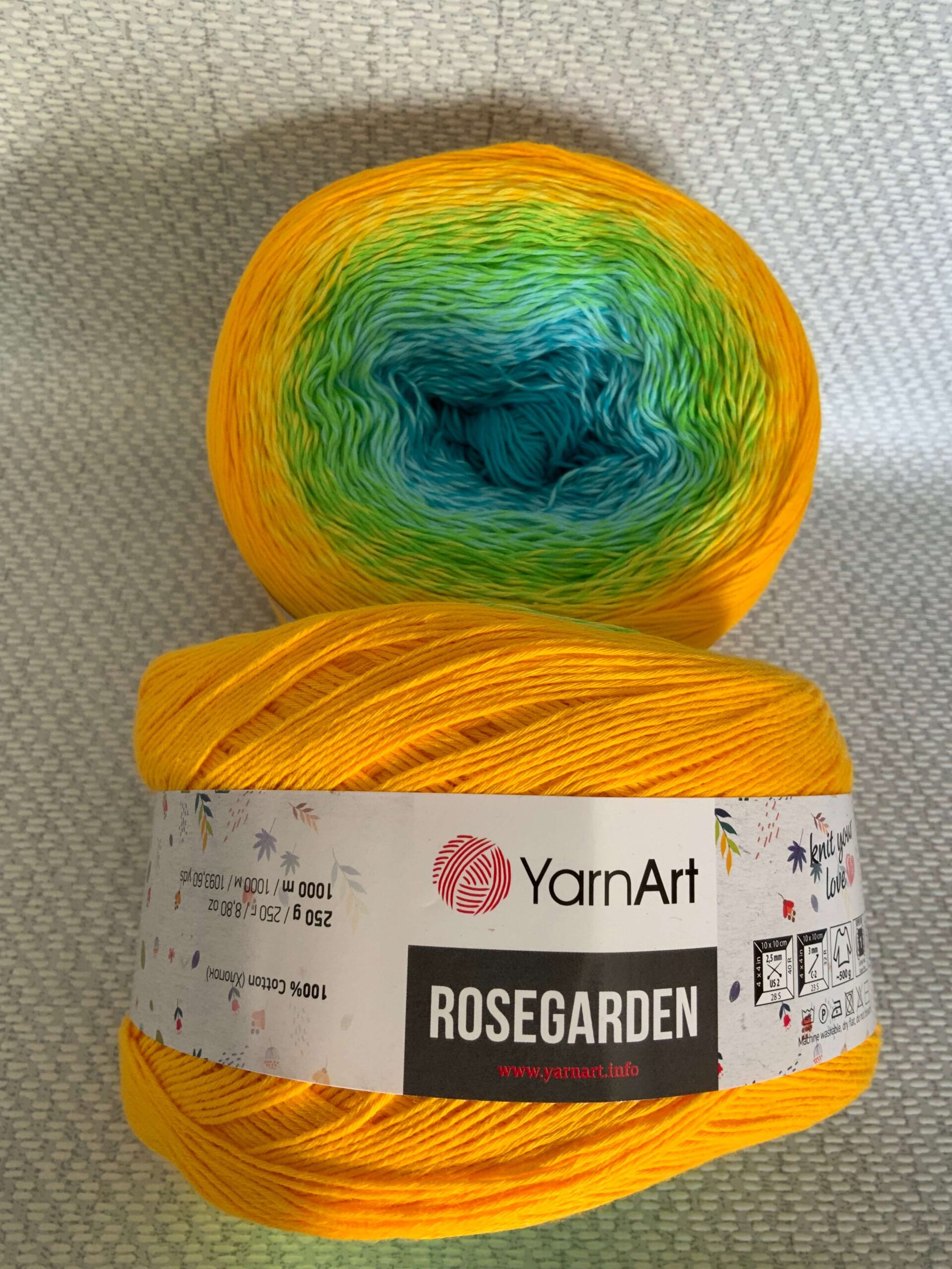 YarnArt Rosegarden Cake Shade 310 - Mandys Knit Pix