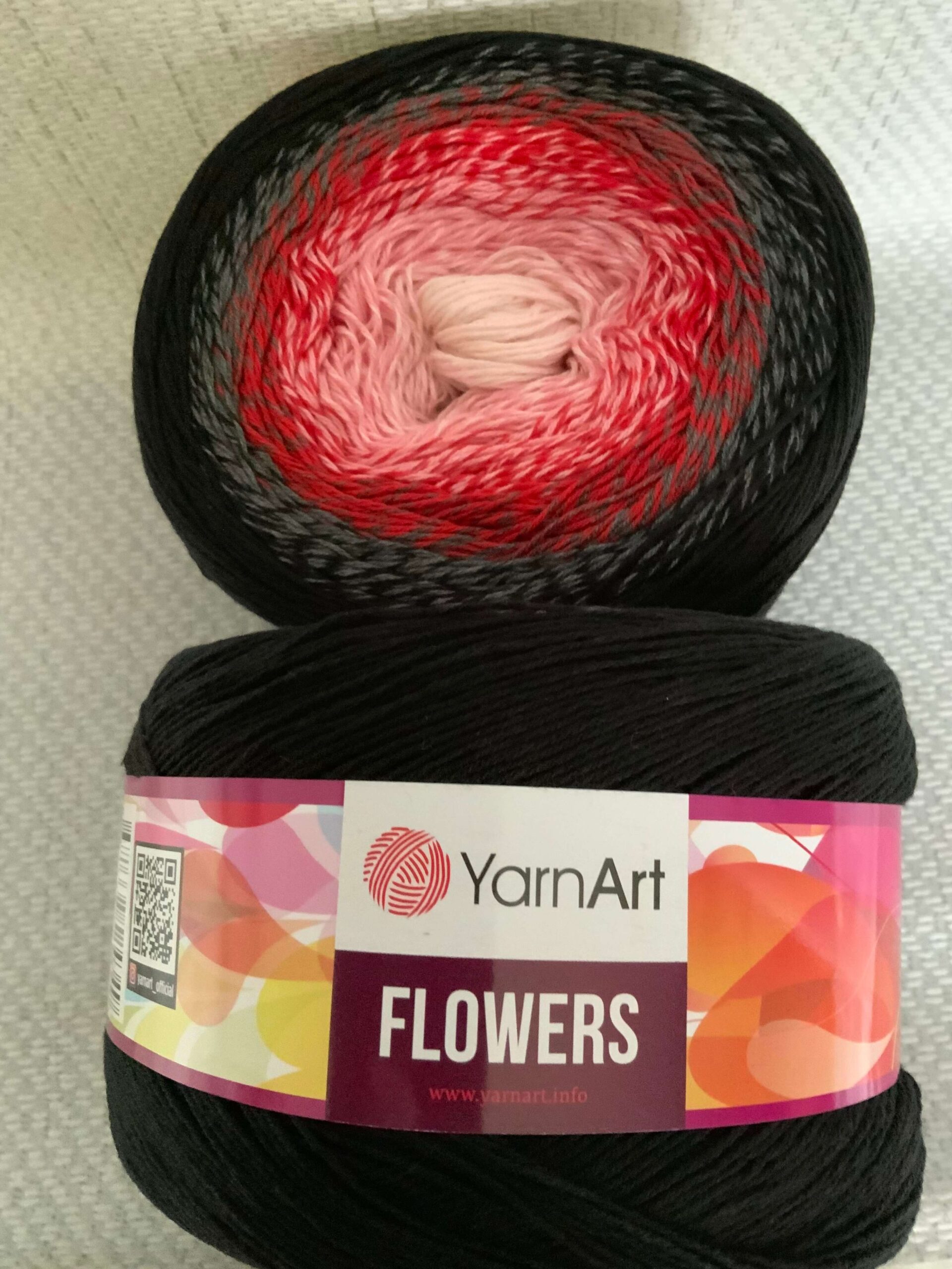 YarnArt Flowers Cake Shade 282 - Mandys Knit Pix