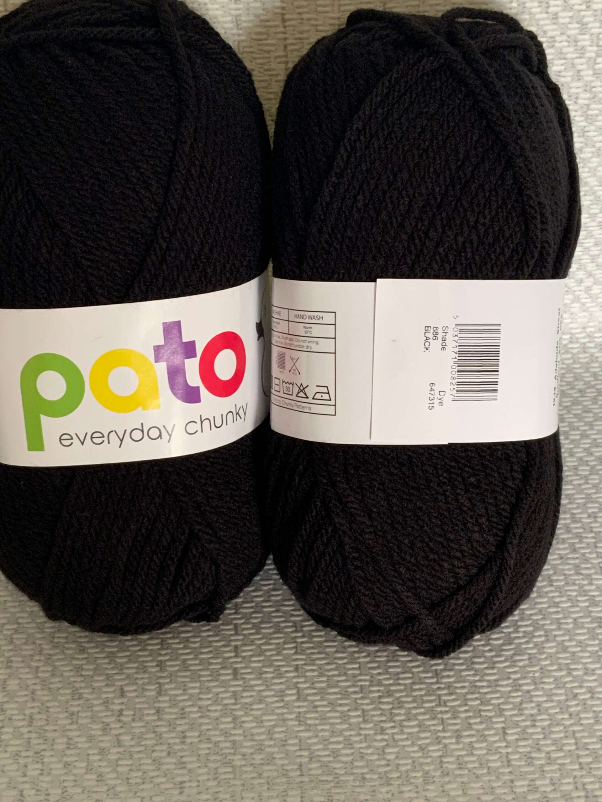Cygnet Pato Chunky Shade Black - Mandys Knit Pix